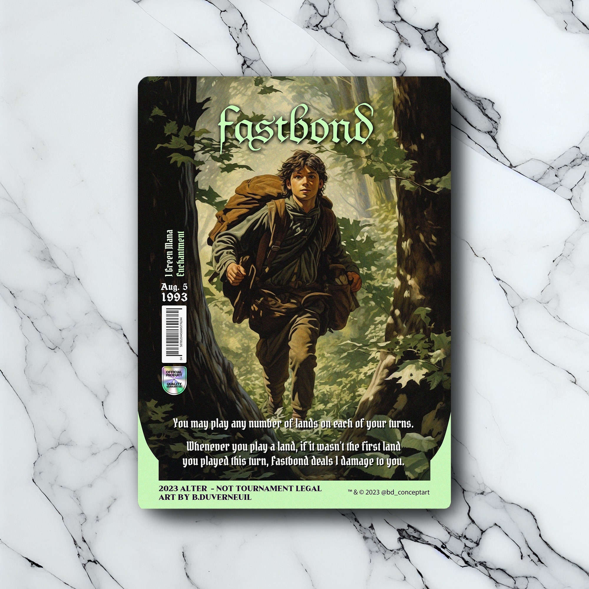 Fastbond Retro Futuristic / Vintage Full Art Holographic for Collectors ...