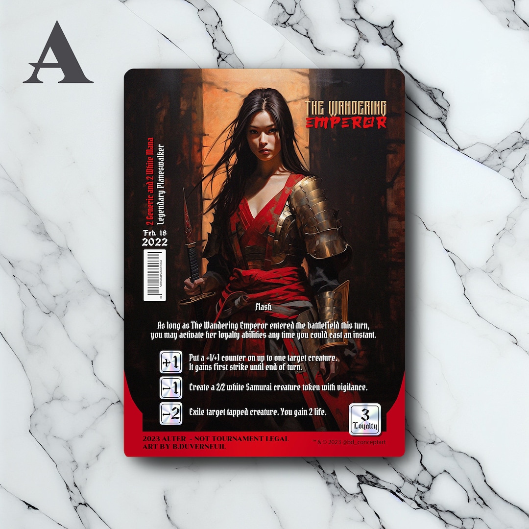 The Wandering Emperor - Retro Futuristic - Full Art Holographic - for ...