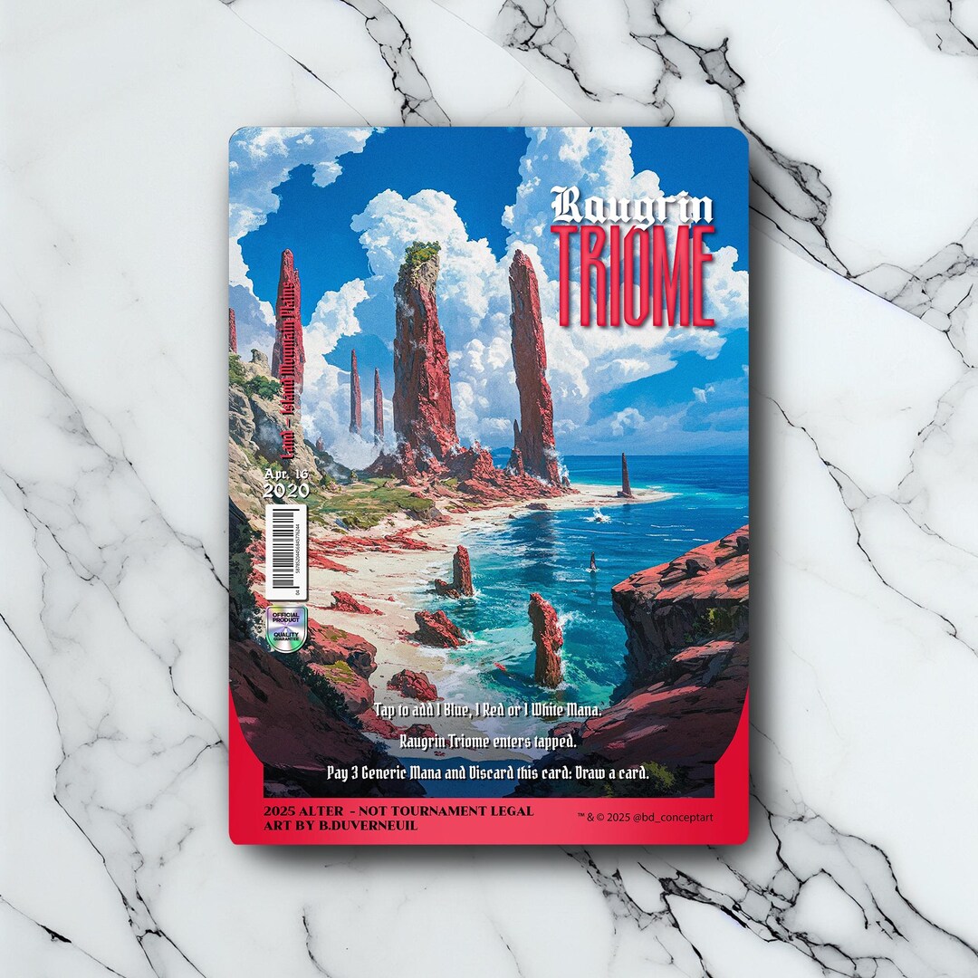 Raugrin Triome - Triome Lands / Vintage - Full Art Holographic - for ...