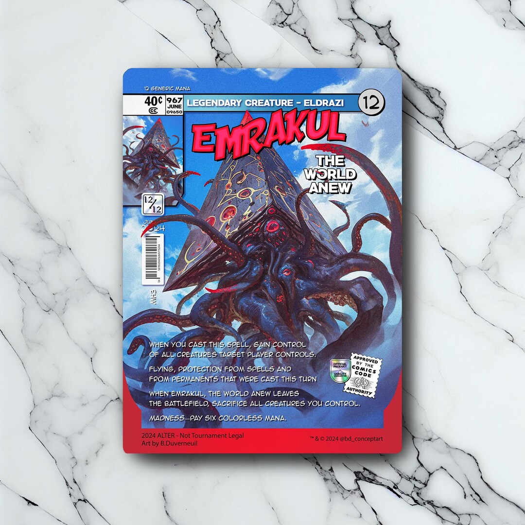 Emrakul, the World Anew - Vintage - Full Art Holographic - for ...