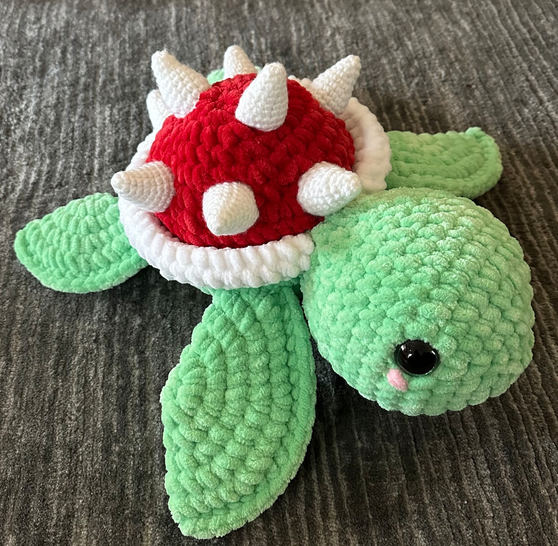 Crochet Spiny Shell Sea Turtle - Etsy