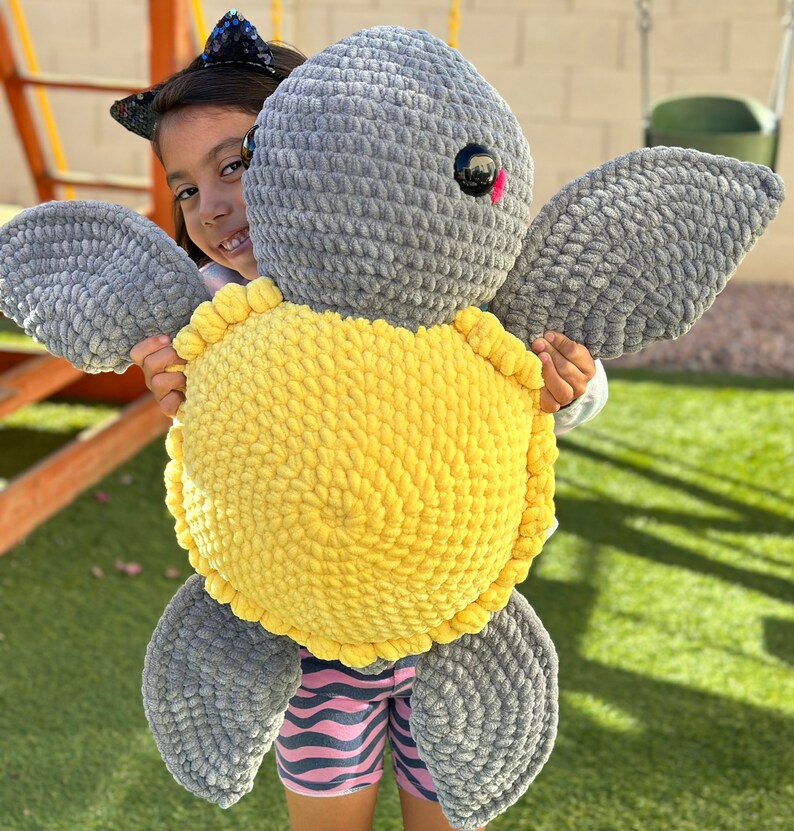 Crochet JUMBO Sea Turtle - Etsy