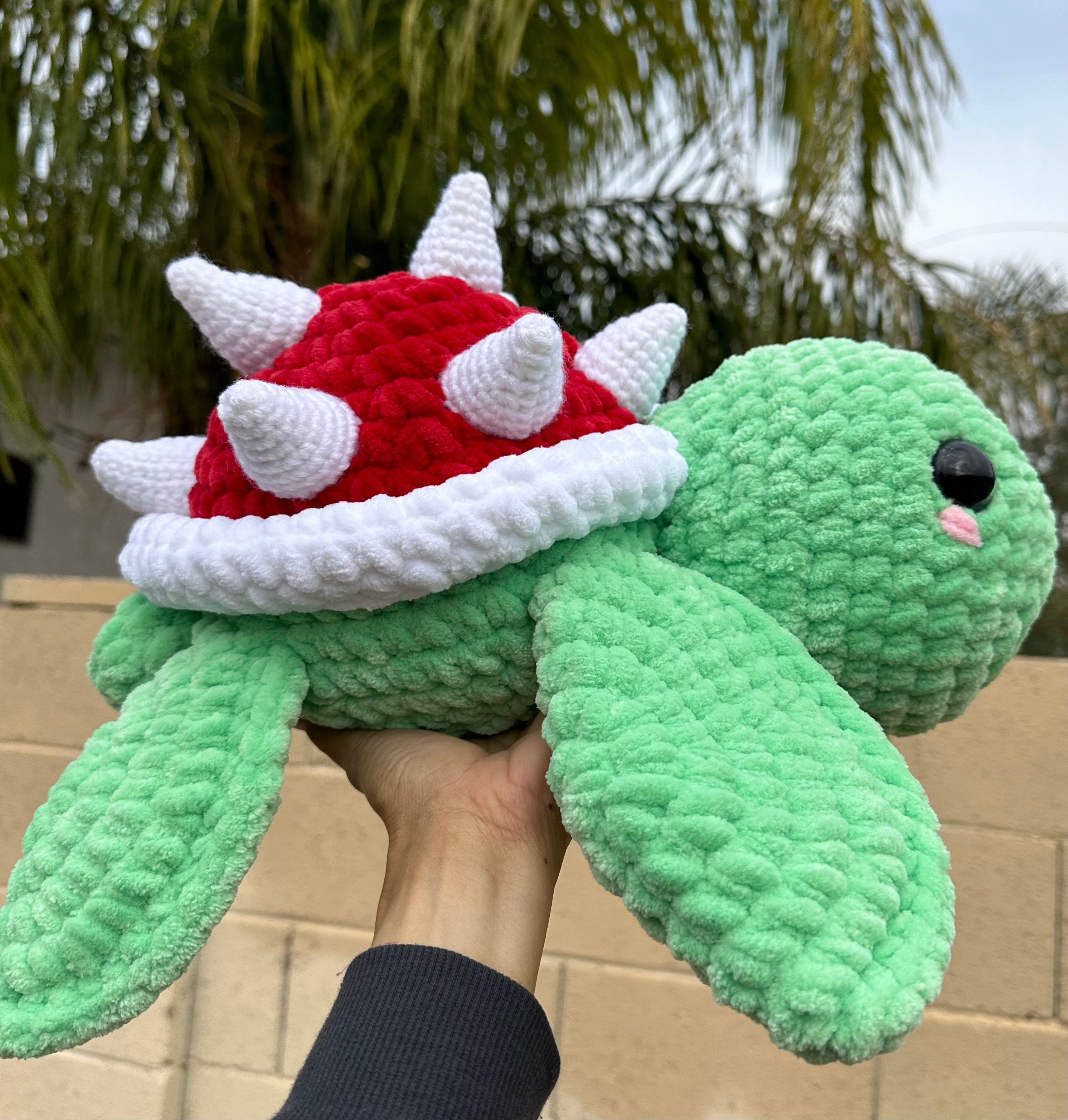 Crochet Spiny Shell Sea Turtle - Etsy