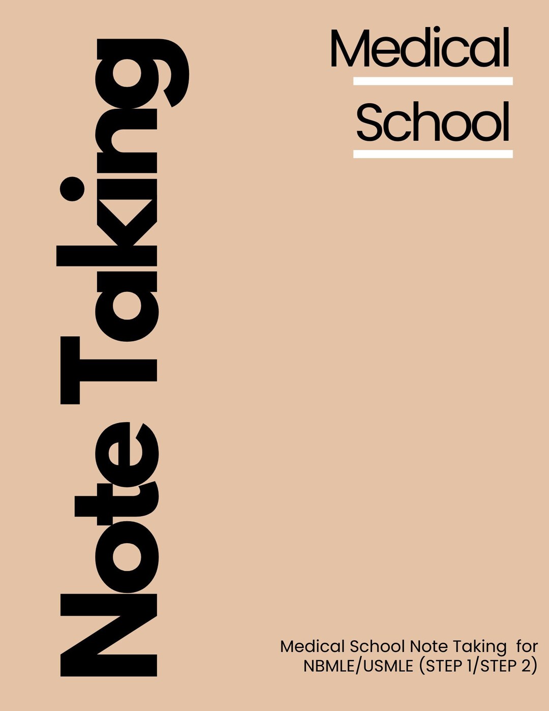 Note Taking for Medical School - Etsy