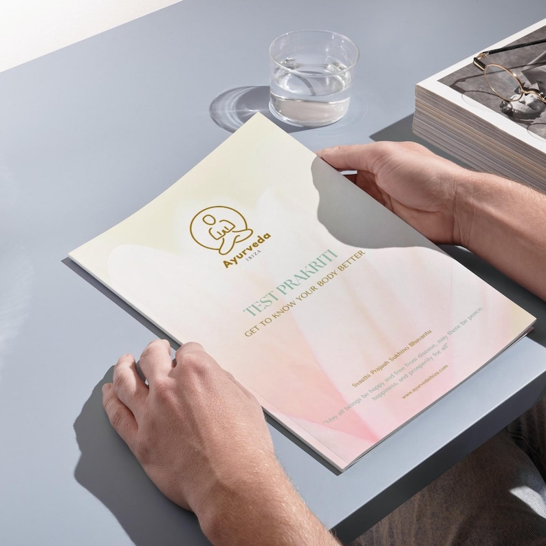 Ayurveda Dosha Test and Ebook Printable | Workbook With Ayurvedic ...