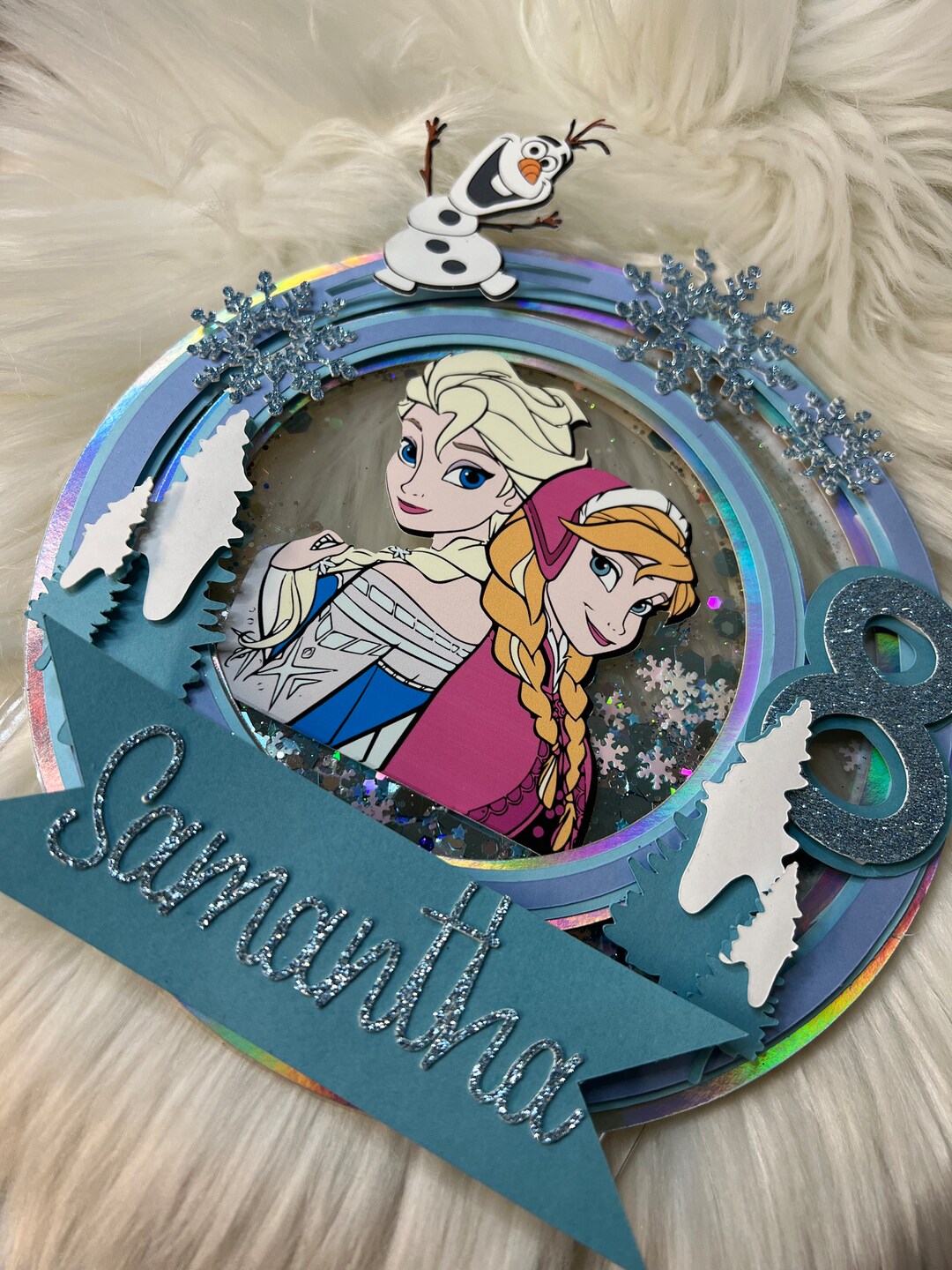 Frozen Cake Topper Elsa Cake Topper Ana Cake Topper Disney Princess ...