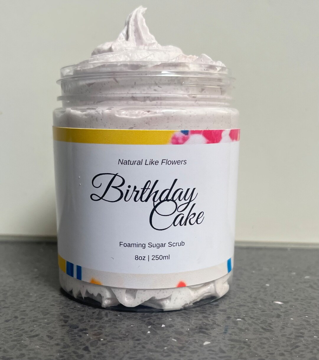 Birthday Cake Foaming Sugar Scrub - Etsy