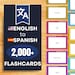 Learn Spanish Fast: 2000+ Printable Flashcards - Color-coded ...