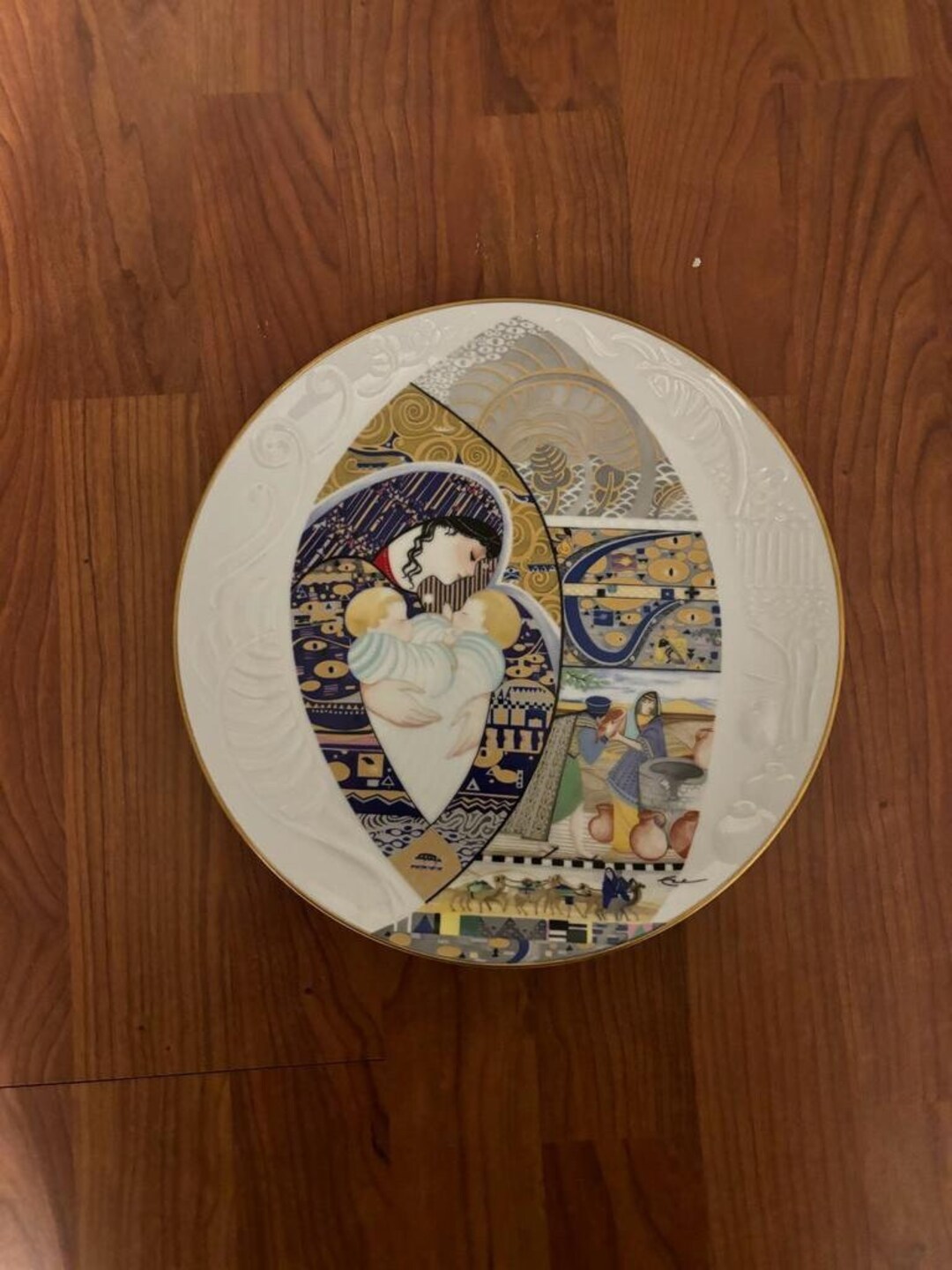 Rebekah, Jacob and Esau Knowles Biblical Mothers Collectors Plate 1986 ...