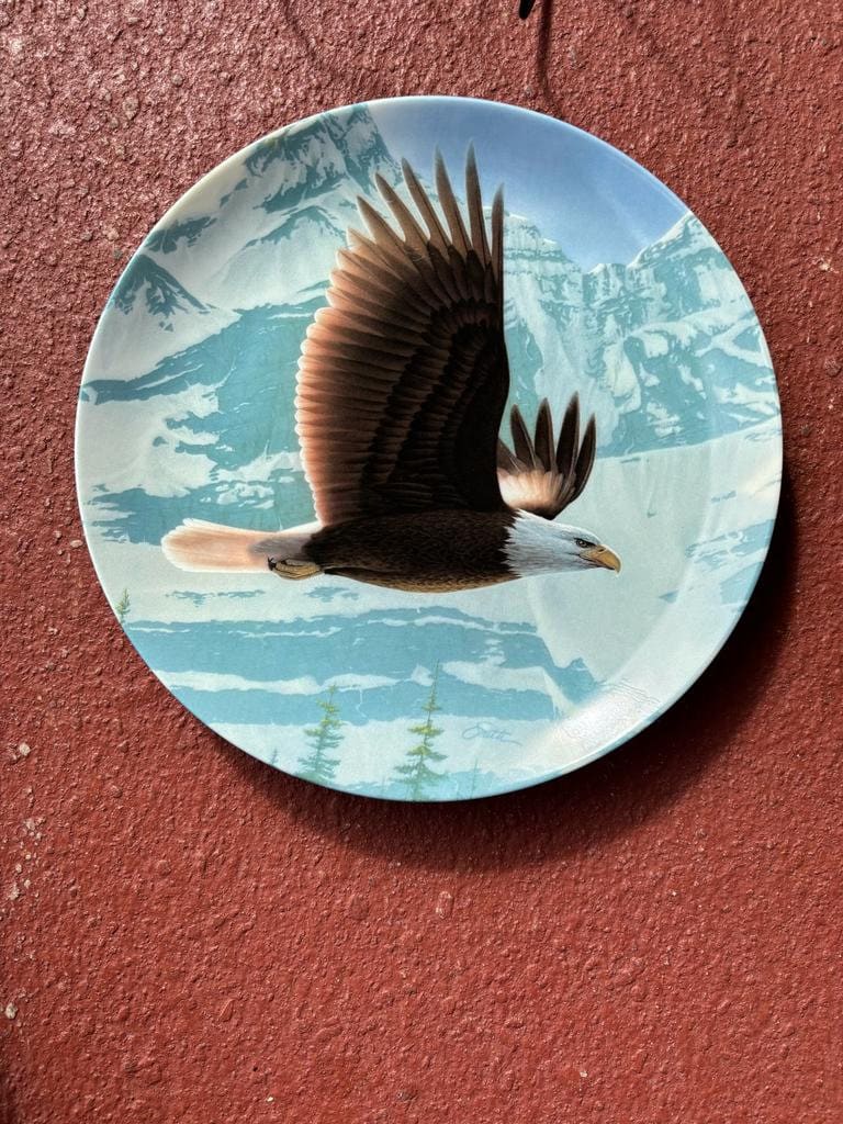 The Bald Eagle by Daniel Smith Collectors Plate Knowles 1988 - Etsy