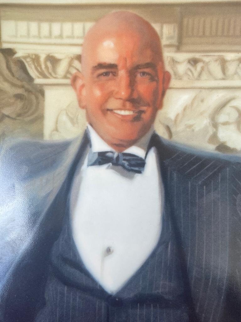 DADY WARBUCKS Collecion Plate,the Second Issue in the Annie Aspen 1986 ...