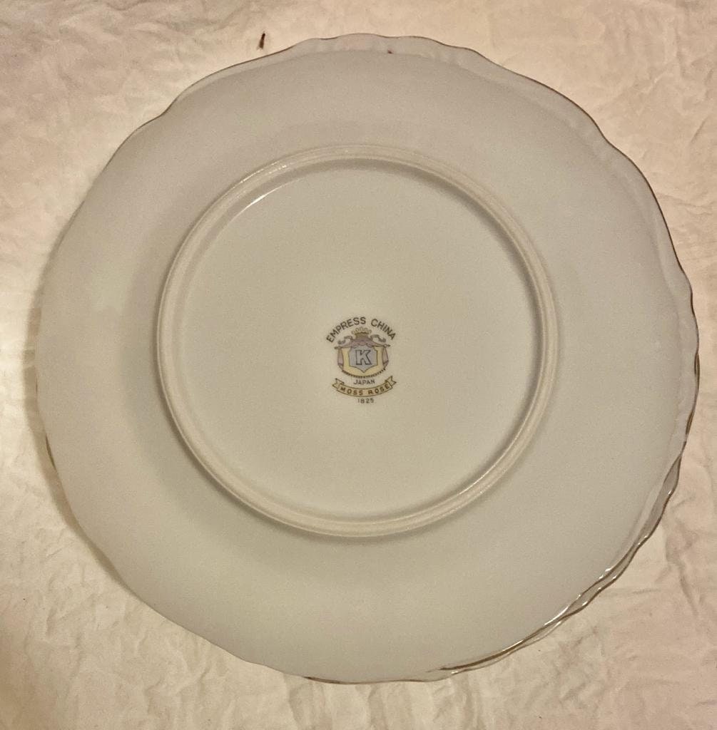 Vintage Porcelain Empress China Moss Rose 1825 Made in Japan, 73/4 ...