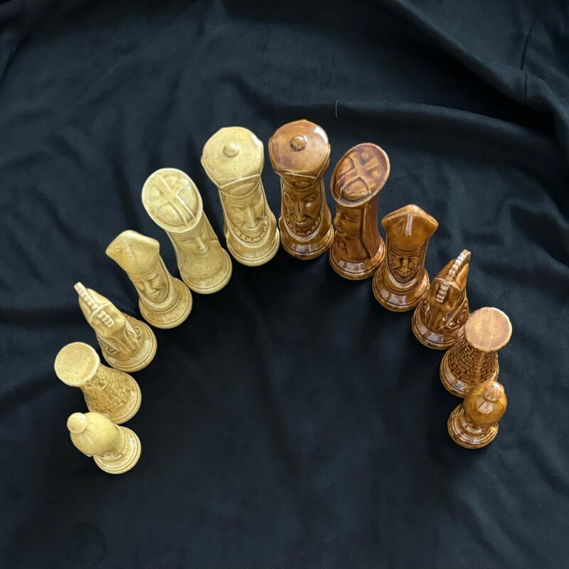 Ceramic Chess Set - Etsy