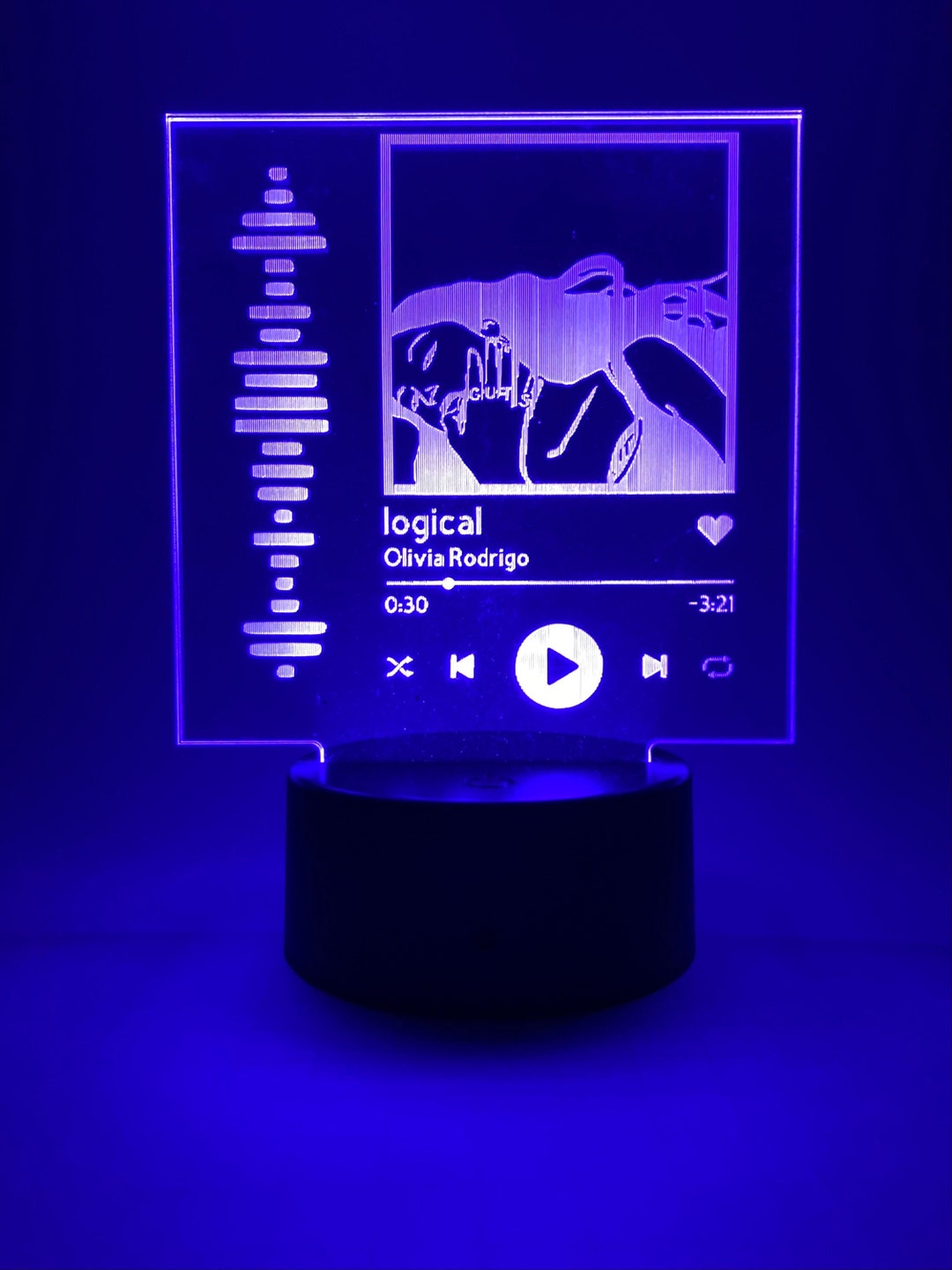 GUTS Album Customizable Spotify Song Light-up Sign - Etsy