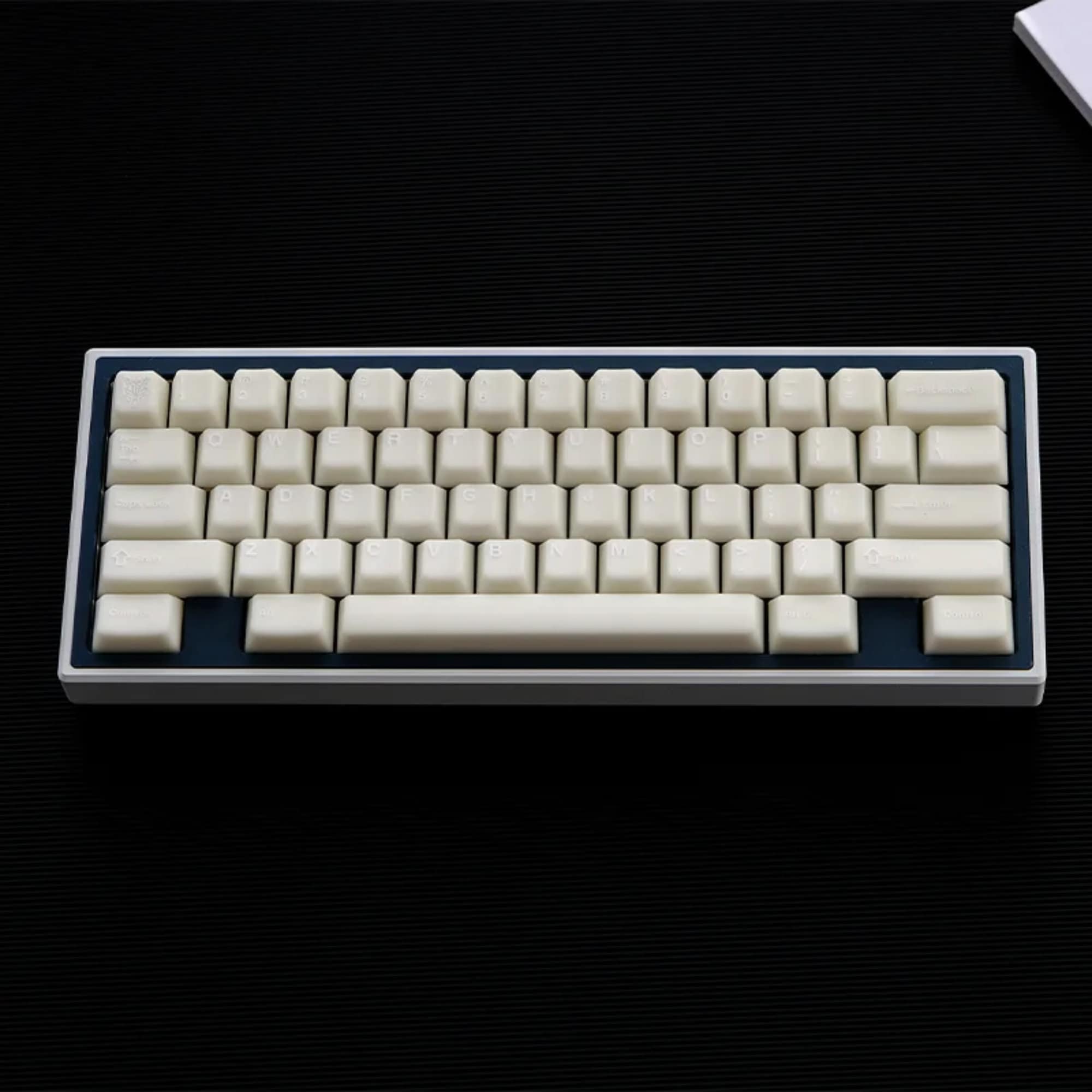 Milk White Marble Themed Keycaps Double Shot PBT Keycaps Cute ...