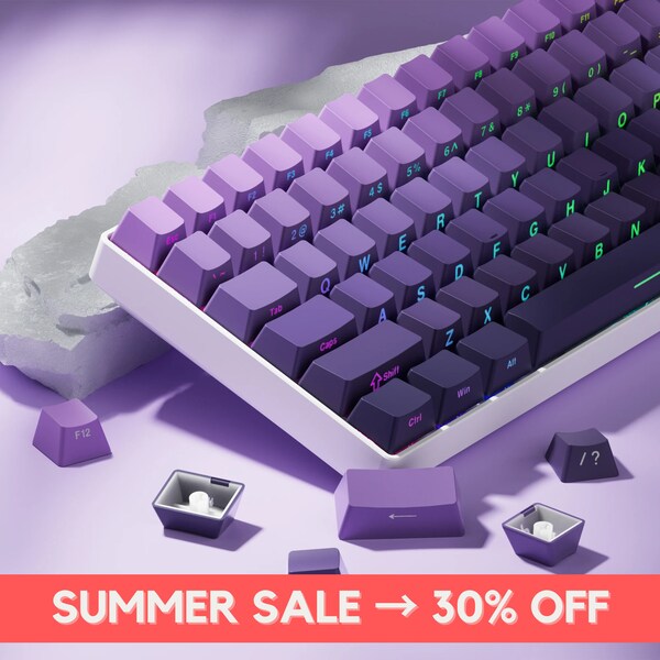Purple Creamy Keycaps - Etsy