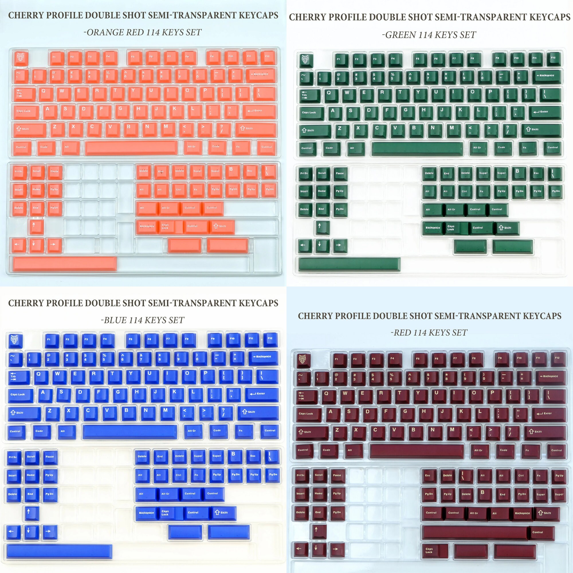 Milk White Marble Themed Keycaps Double Shot PBT Keycaps Cute ...