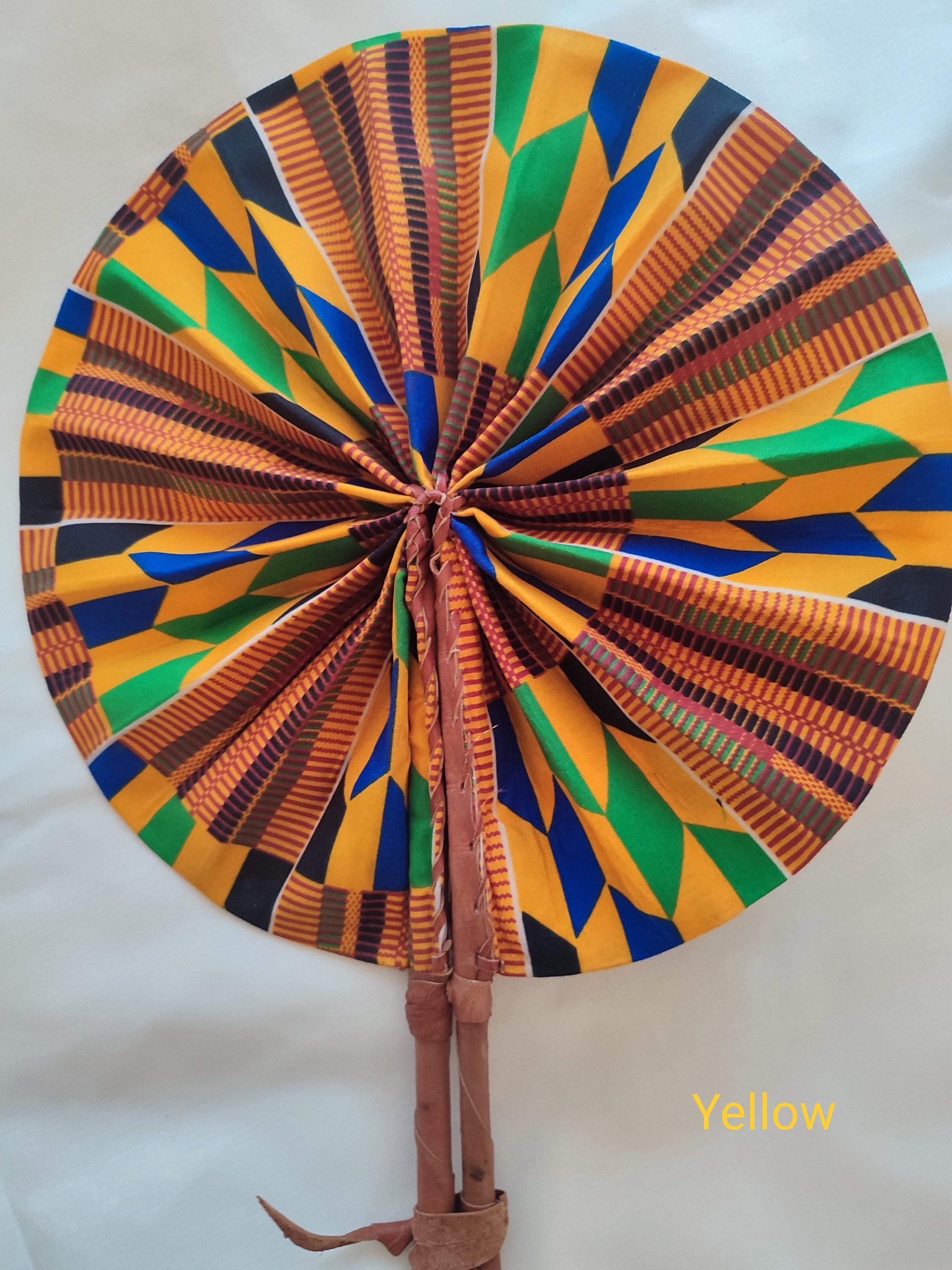 Motherland Fans: African Ankara Fans - Etsy
