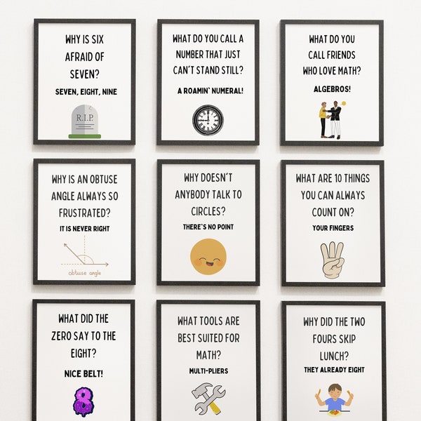 Math Classroom Decor - Etsy