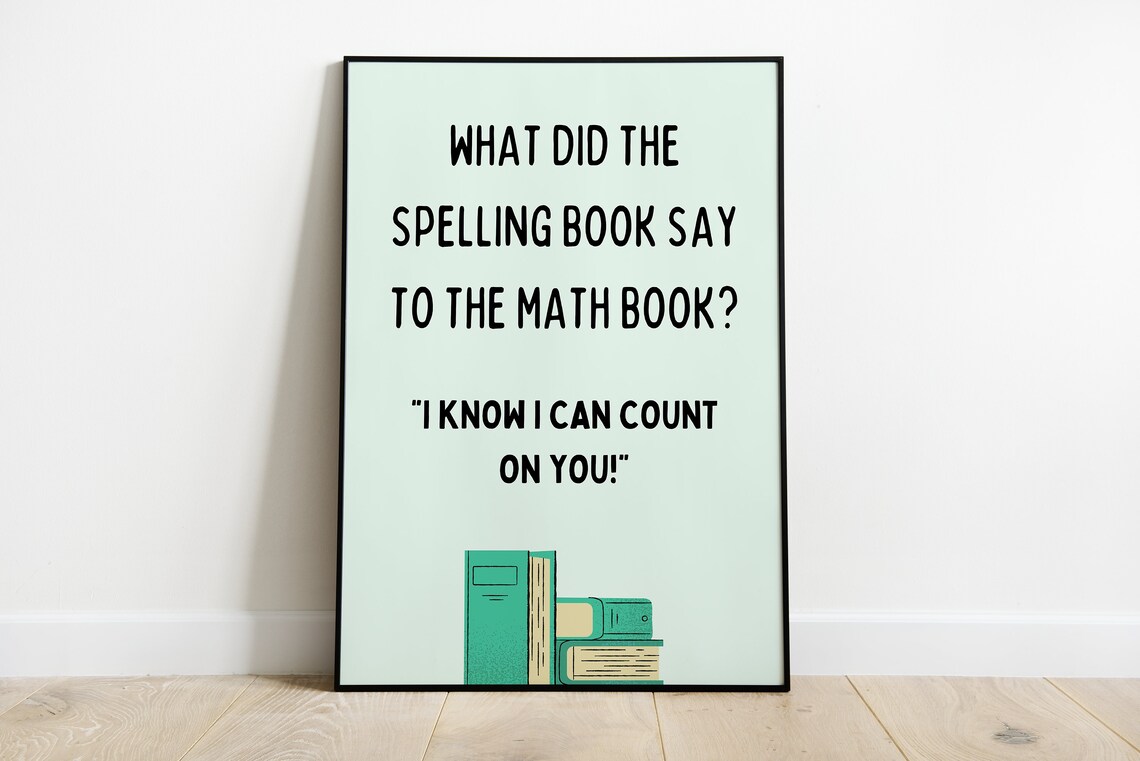 Funny Math Posters Set of 6, Classroom Posters, Math Classroom Decor ...