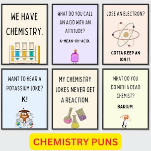 30 Science Classroom Posters Bundle, Educational Posters, Science ...