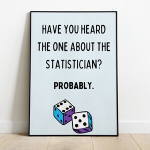 Funny Math Posters Set of 6, Classroom Posters, Math Classroom Decor ...
