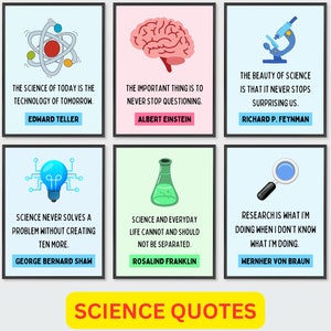 30 Science Classroom Posters Bundle, Educational Posters, Science ...