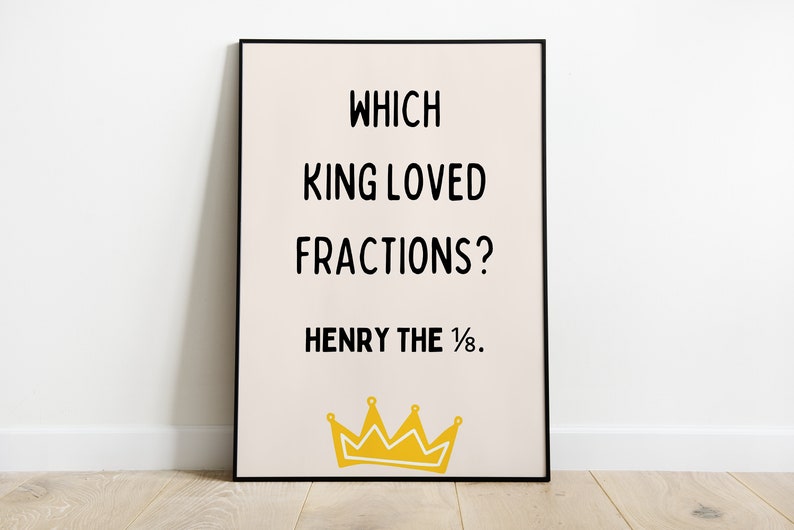 Funny Math Posters Set of 6, Classroom Posters, Math Classroom Decor ...
