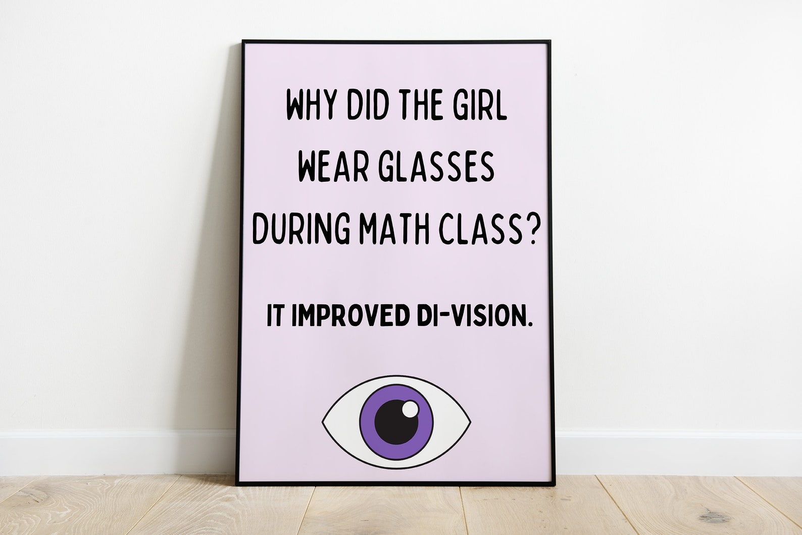 Funny Math Posters Set of 6, Classroom Posters, Math Classroom Decor ...