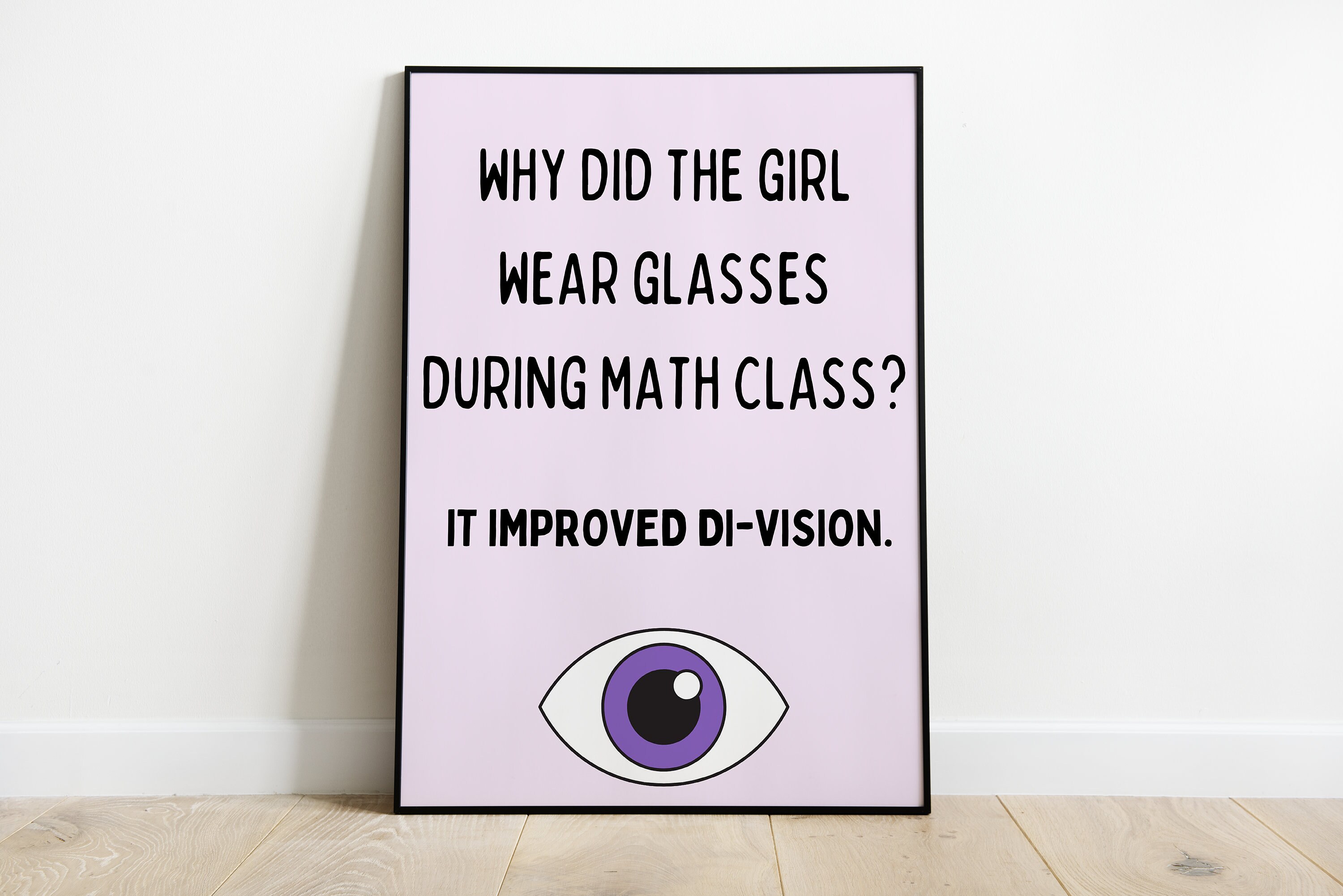 Funny Math Posters Set of 6, Classroom Posters, Math Classroom Decor ...