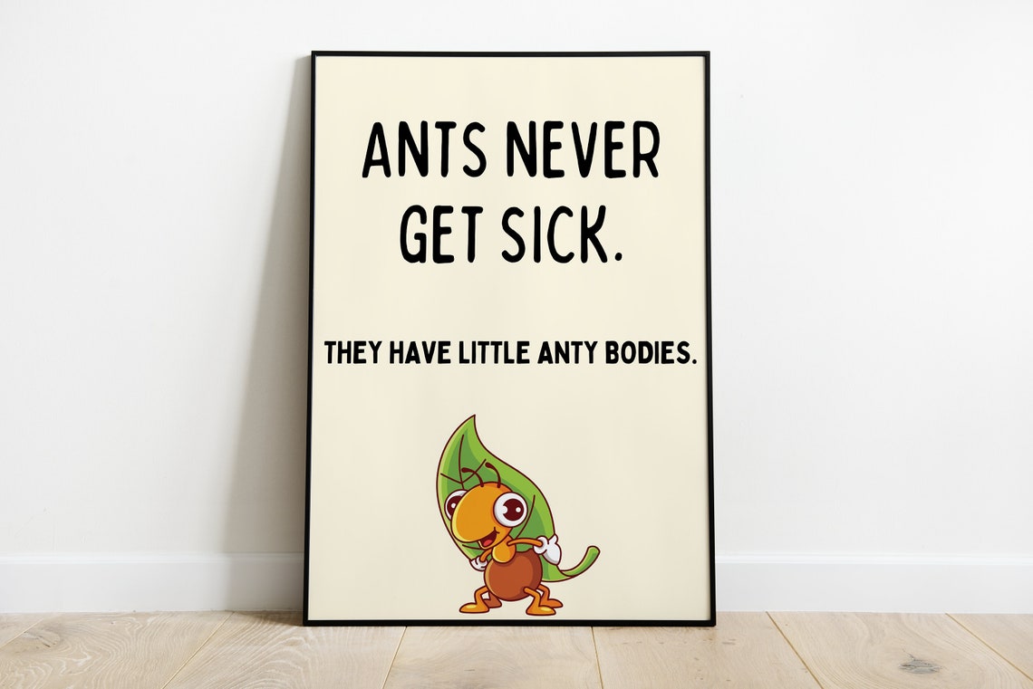Funny Biology Posters Set of 6, Science Puns, Science Classroom Decor ...