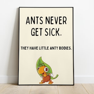 Funny Biology Posters Set of 6, Science Puns, Science Classroom Decor ...