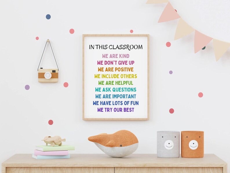 In This Classroom Poster, Classroom Rules Poster, Affirmations Poster ...