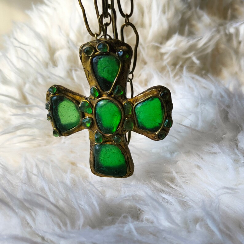 Cross Treasures of the Conquistadors, Big Bright Jewelry, Ancient Style ...