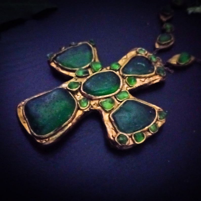 Cross Treasures of the Conquistadors, Big Bright Jewelry, Ancient Style ...