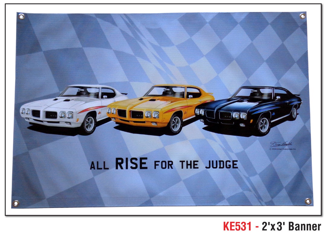 1970 GTO Judge Hardtop Banner 2 Ft by 3 Ft - Etsy