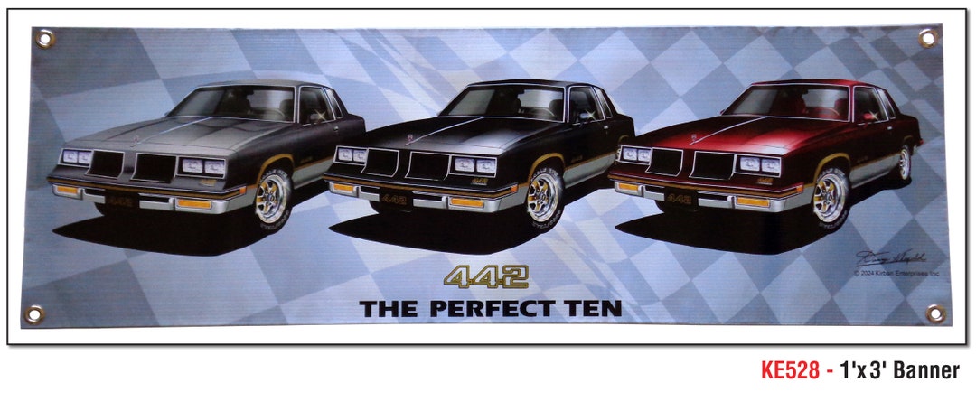1985-1987 Oldsmobile 442 Banner 1 Ft by 3 Ft - Etsy