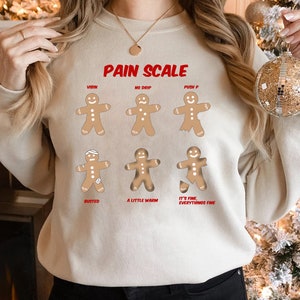 Pain Scale Shirts,cute Nurse Shirts,funny Christmas Nurse Shirt ...