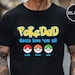 Pokedad Png, Men’s Pokedad T-shirt, Gift for Grandpa, Names Tee, Best ...