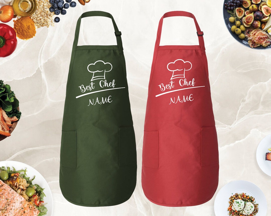 Custom Best Chef Apron,christmas Apron,apron Gift for Chefs, Christmas ...