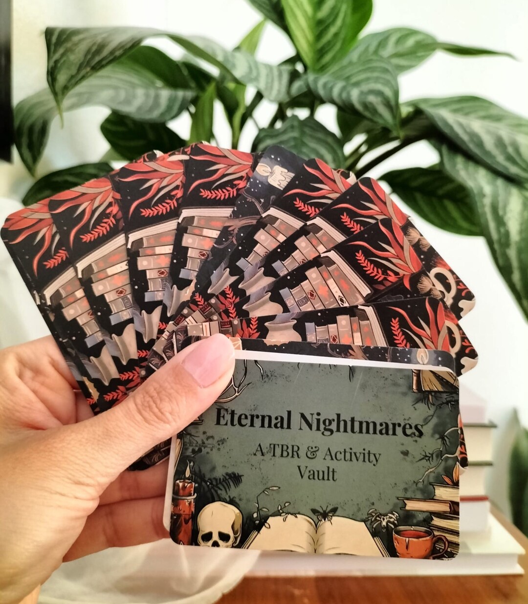 TBR Reduction Cards Set Horror Reading Prompts Book Lover, Sub ...