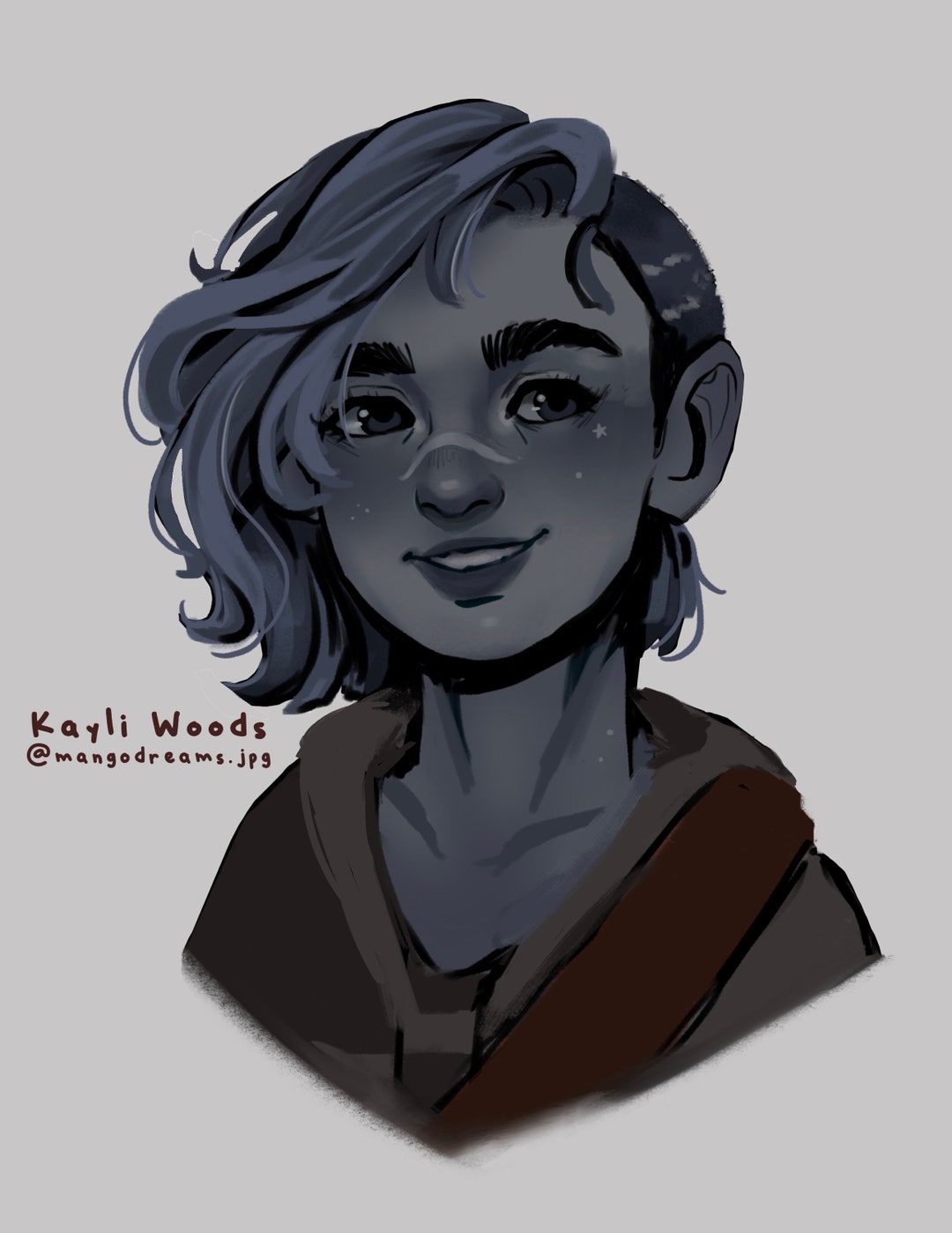 Custom Fantasy Character / OC Portrait - Etsy