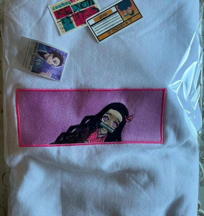 Nezuko Embroidery File Custom - Etsy