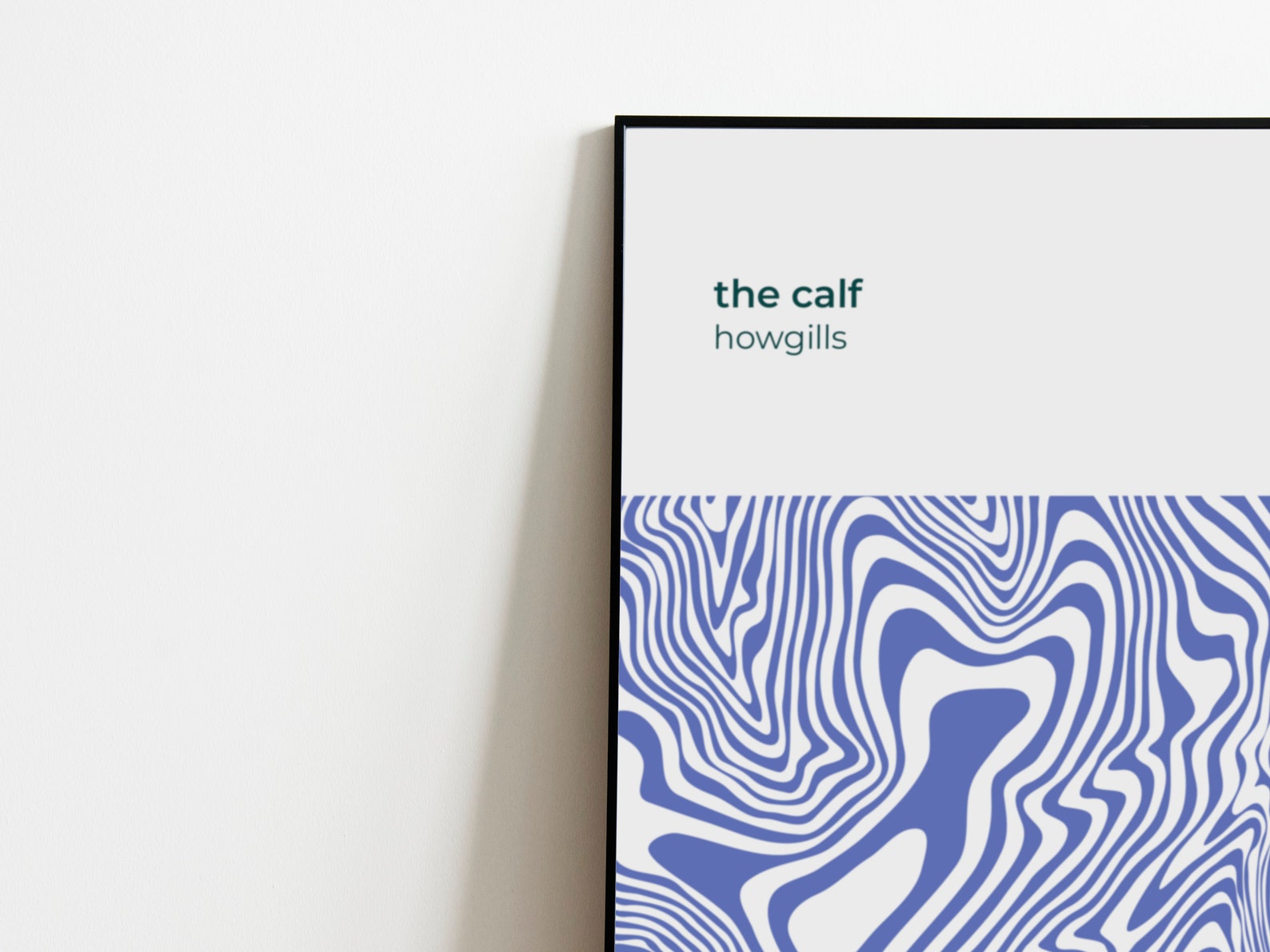 The Calf - Howgills - Contour Print - Etsy
