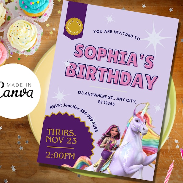 Unicorn Academy Party - Etsy
