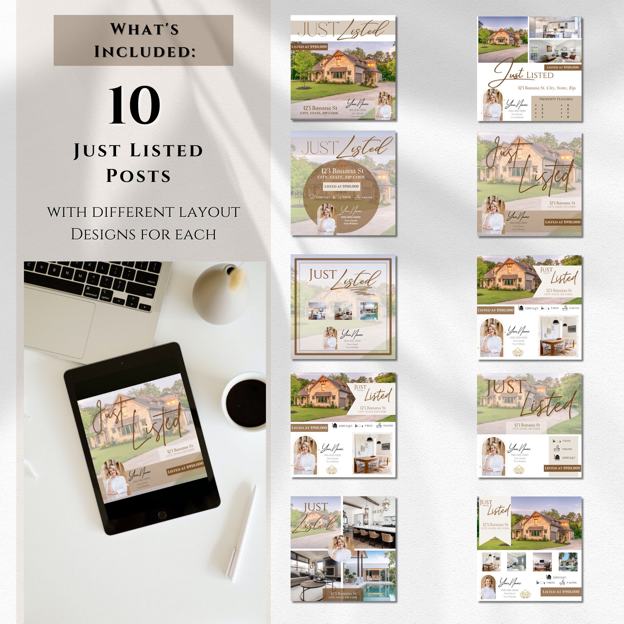 10 Just Listed Social Media Posts | Real Estate New Listing Instagram ...