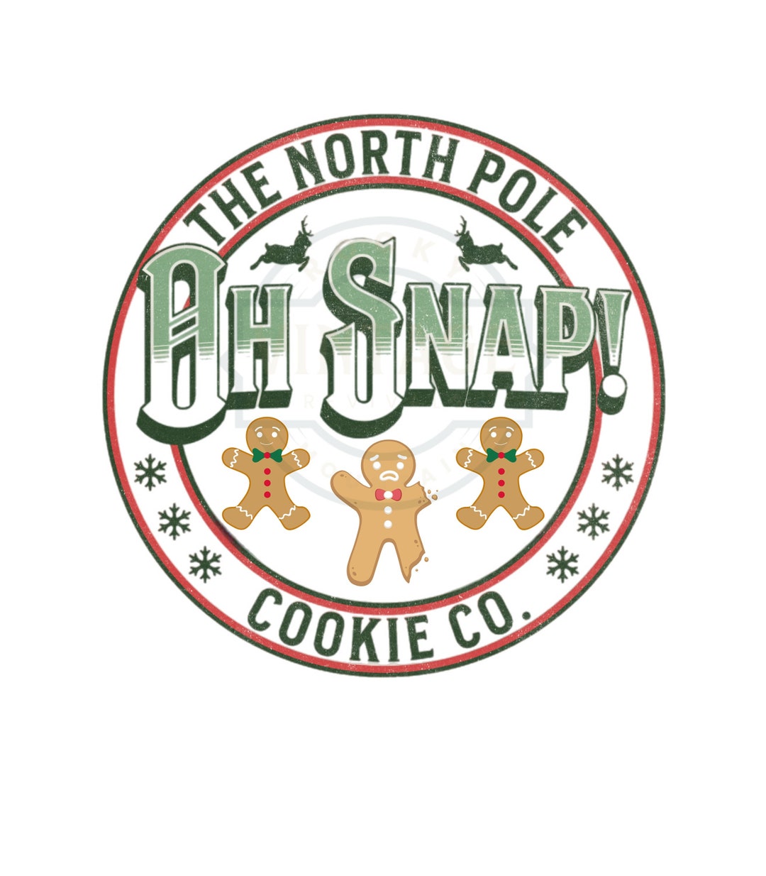 OH SNAP Gingerbread SVG Retro Gingerbread Svg Gingerbread Man Svg ...