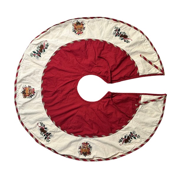 Vintage Tree Skirt - Etsy