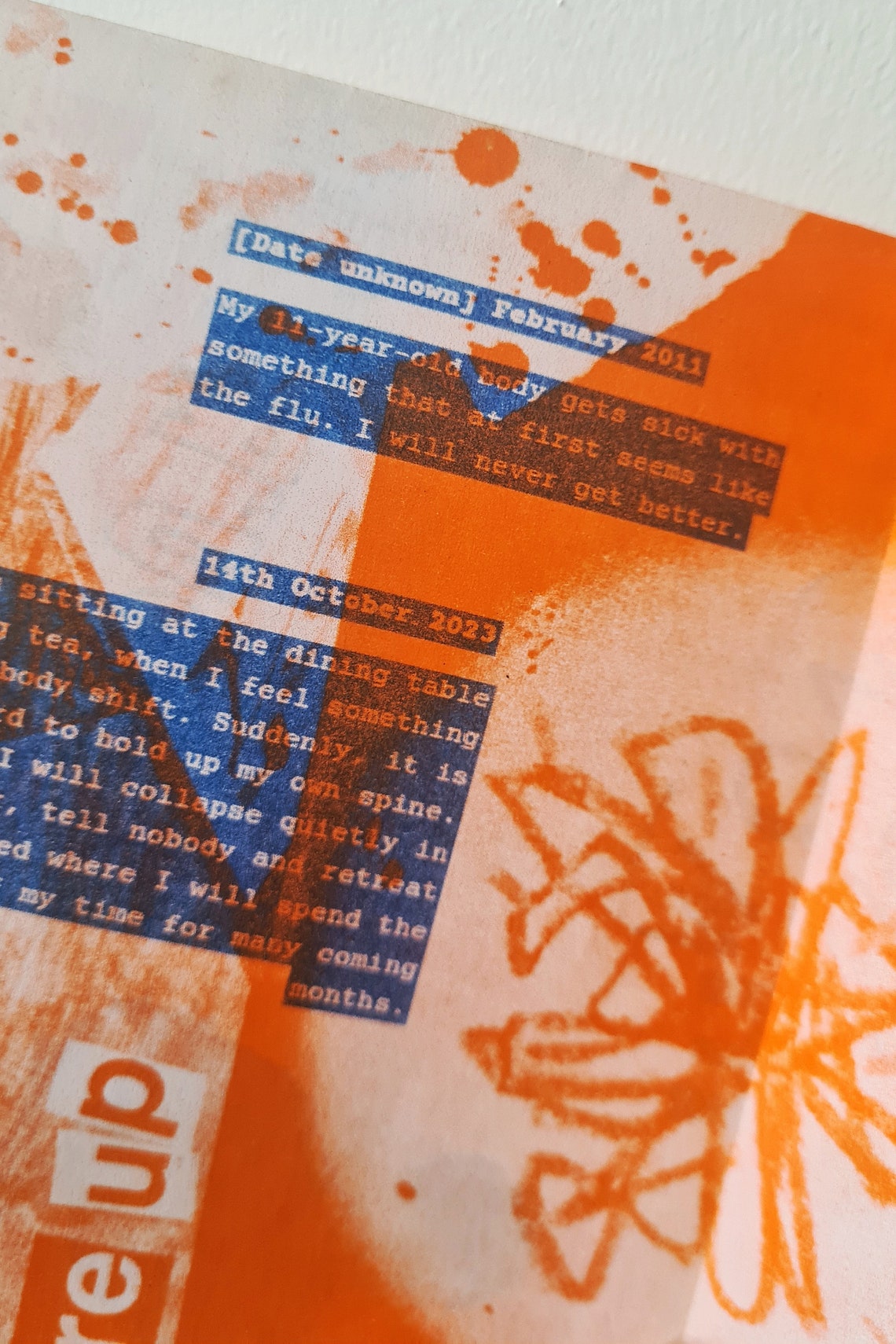 Crip Spit Cry Care A3 Riso Poster Zine - Etsy