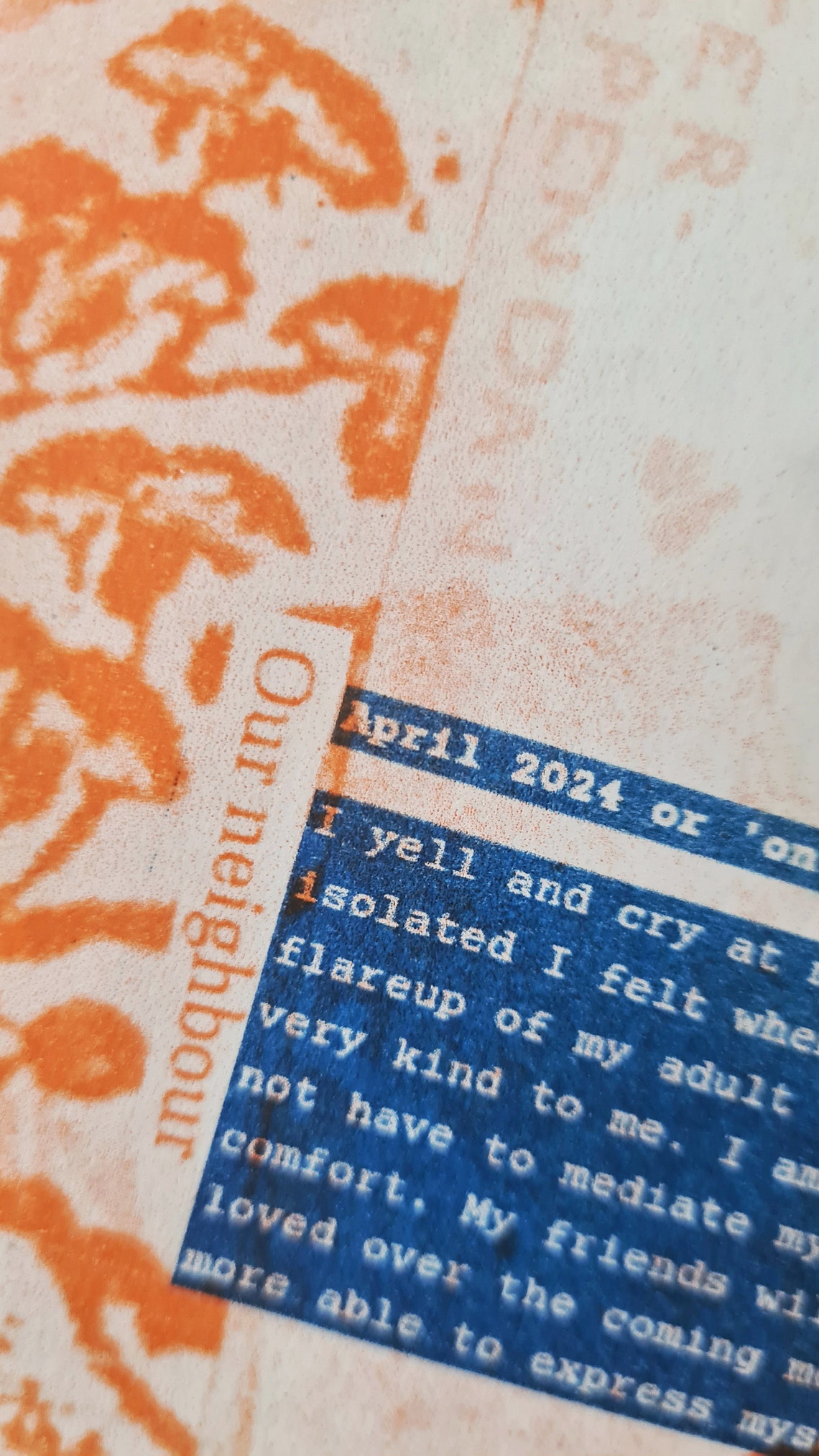 Crip Spit Cry Care A3 Riso Poster Zine - Etsy